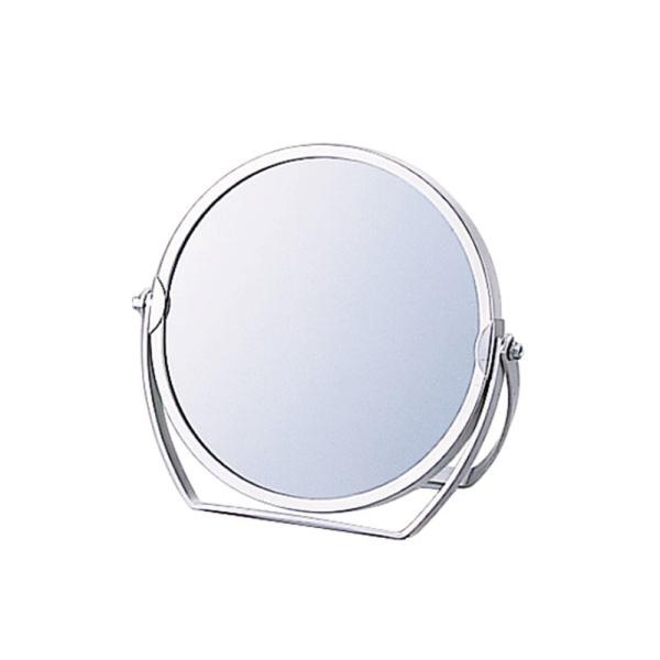 約3倍拡大鏡付き両面タイプの卓上ミラー3倍拡大鏡付スタンドミラー 丸 SVI・約3倍の拡大鏡と通常の平面鏡の両面タイプ。・拡大鏡は細部を大きく映し出すことができ、毎日のメイクに非常に便利にご使用できます。商品詳細サイズ（mm） W173&a...