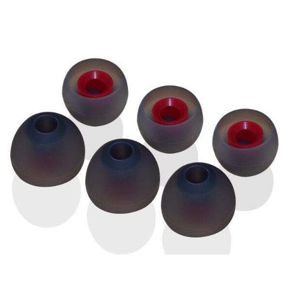 内容：１２個（Ｌサイズｘ4、Ｍサイズｘ4、Ｓサイズｘ4）　<br>素材：シリコン　<br>色カラー：グレーｘレッド、クリアｘ白、クリアｘ赤、クリアｘブルー　<br>