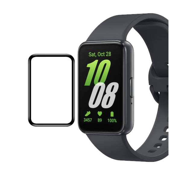 内容：２枚入り&amp;lt;br&amp;gt;このGalaxy Fit 3用の3D曲面カバーは、スマートウォッチの画面を全面的に保護するために設計されています。PET複合材を使用しており、耐久性と柔軟性を兼ね備えています。フィルムは、ス...