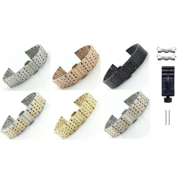 ステンレスで作られ、錆び難くなります。　&amp;lt;br&amp;gt;長さ調整可能：約4.7?7.1インチ（120?180 mm）の手首に対応できます。　&amp;lt;br&amp;gt;折り畳み式バックルを採用して、取り付けと外す...