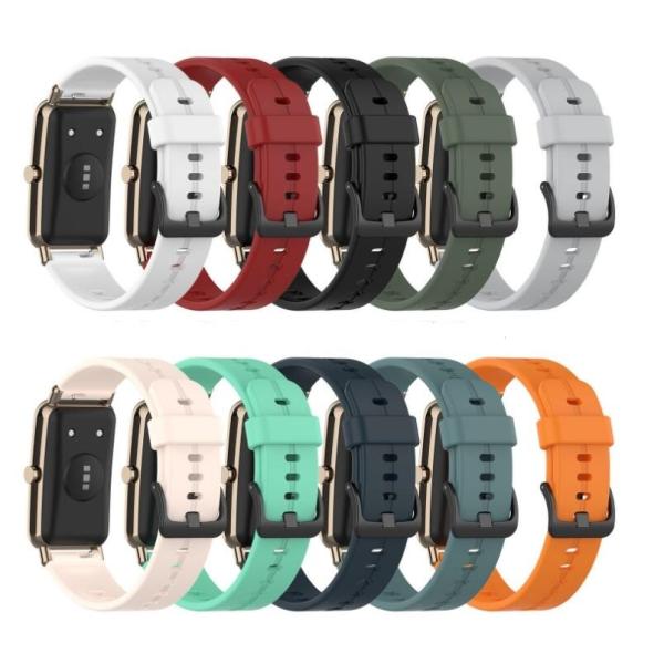 対応機種：HUAWEI WATCH FIT mini &amp;lt;br&amp;gt;長さ：約85ｍｍ＋約110ｍｍ　&amp;lt;br&amp;gt;シリコーン製なので、バンドがソフトで、手触りがよいです。&amp;lt;br&am...