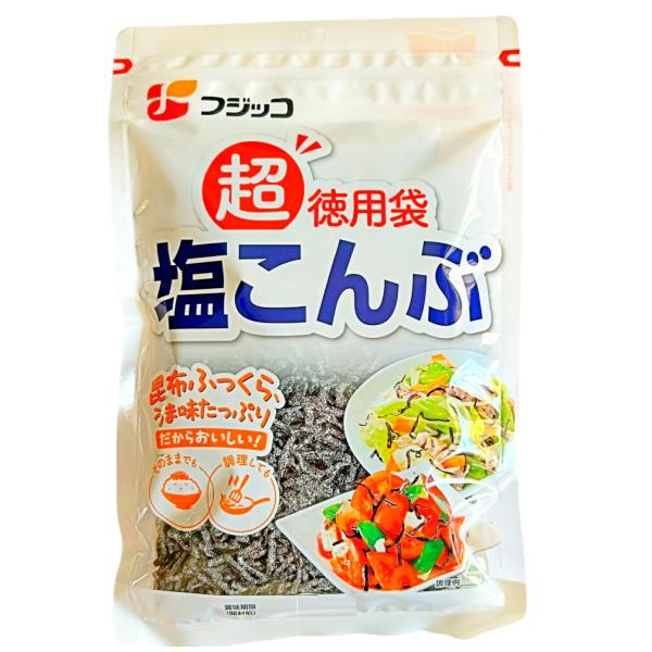 ■商品説明ふじっ子の大人気シリーズ塩こんぶ 大容量 140g入りです。混ぜるだけの簡単調理でおにぎり、ごはんのふりかけやお茶漬け、浅漬けや調味料としても活躍いたします。熱中症予防の食品としてもおすすめです。ボタンポチッで玄関までお届けいたし...