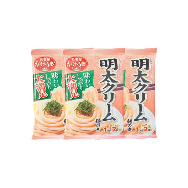 ■商品名丸美屋 かけうま 明太クリーム麺の素 1人前 × 2回分 × 3袋 詰め合わせセット うどん ウドン udon 冷やしうどん 混ぜる うどん■商品情報かけうまのの詰め合わせセットです。 茹でたてのうどんにあえるだけでの簡単調理でおい...