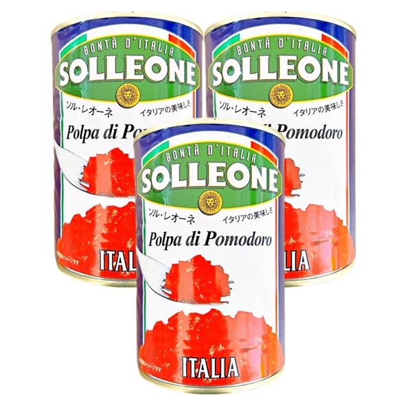 ■商品名日欧商事 ソル・レオーネ ダイストマト 400g SOLLEONE イタリアのおいしさ サラダ TOMATO パスタ 煮込み料理■商品情報ソル・レオーネのダイストマトです。糖度が高く、酸味が少なくて果肉が厚くいトマトだけを使用してい...