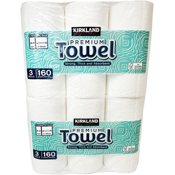＼業務用にもおすすめ！カークランドの大容量ペーパータオル／コストコで人気の「KIRKLAND Signature（カークランドシグネチャー）」のペーパータオル。吸水性・耐久性に優れ、調理や掃除など日常の様々なシーンで活躍します。【おすすめポ...