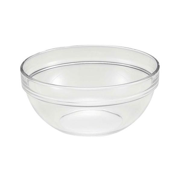 ■ スタッキング(積み重ね)可能、全面強化ガラス■ 耐熱温度差：約120℃■ 外寸φ120×H54■ 内寸φ114深さ：50■ 容量330ml■ 対応可否レンジ：○■ 材質全面強化ガラス