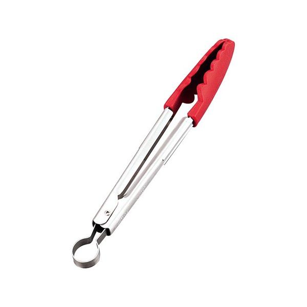 メーカー品番：74-708605全長(mm)：240カラー：レッドクイジプロ / Cuisipro / BBV2405 / トング / レッド / キッチン用品 / ステンレス / シリコン / 24cm / 0065506086057
