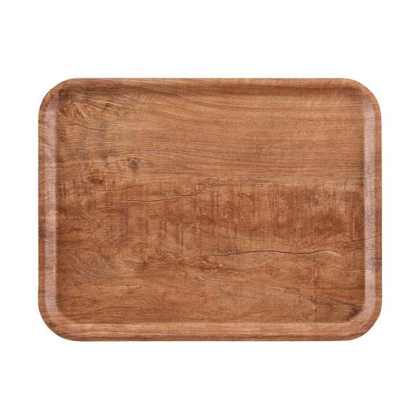 木の風合いはそのままに、シーンに合わせて選べる5色食器洗浄機対応でお手入れが簡単オーブン非対応 / レンジ非対応外寸：330×430本体重量：505g耐熱温度：100℃材質：耐傷性のある高圧縮のメラミン表面加工トレーCAMBRO / キャン...