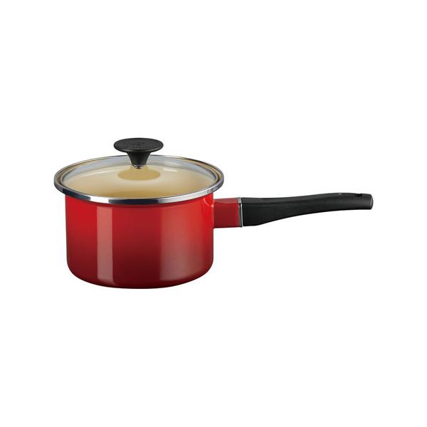 ●熱伝導がよくお湯が早く沸くので、1〜2人分の麺類や、スープ料理、少量の野菜の下茹でや温めなおしに最適です。 ●ロングハンドルで熱くなりにくく、鋳物ホーローウェアと比べて軽いため手軽に使えます。●専用サイズのガラスフタ付き。●外寸(取っ手込...