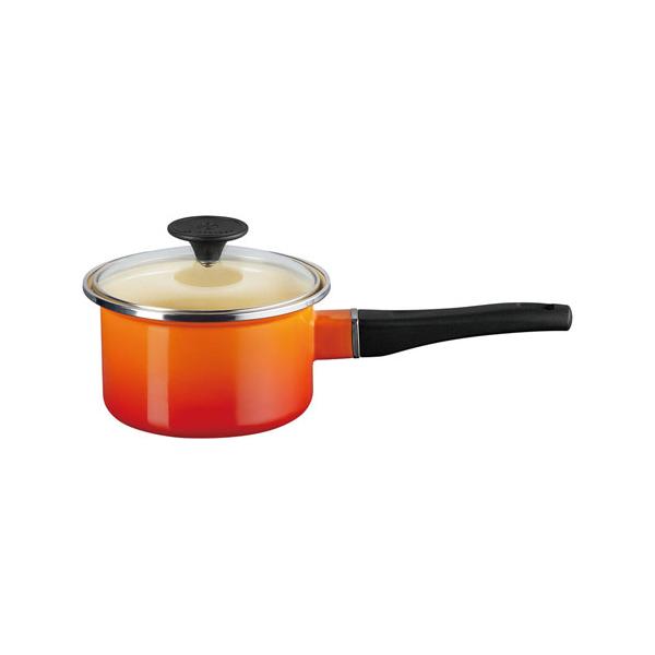 ●熱伝導がよくお湯が早く沸くので、1〜2人分の麺類や、スープ料理、少量の野菜の下茹でや温めなおしに最適です。 ●ロングハンドルで熱くなりにくく、鋳物ホーローウェアと比べて軽いため手軽に使えます。●専用サイズのガラスフタ付き。●外寸(取っ手込...