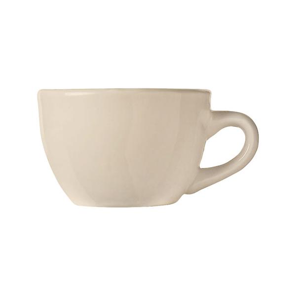 ●優れた耐久性と質感。●ウェスタン調ダイニングに必須のスタンダードデザイン。●温かみのあるオフホワイトカラーはどんなお料理にも合い、昔ながらのダイナーやビストロで使われる厚みのあるディナーウェアです。【仕様】直径×高さ(mm)：124×63...