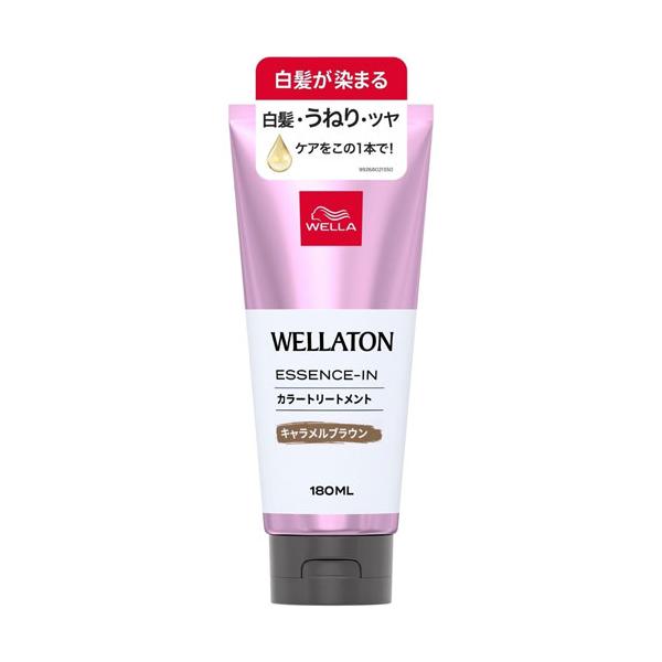 白髪・うねり・ツヤのケアをこの1本で！白髪も1回で染まりツヤのある美しい髪へ。 ●白髪、うねり、ツヤなど、様々な髪の悩みをお持ちの方へおすすめの、髪をいたわりながら白髪をケアする白髪用ヘアカラートリートメント(染毛料・化粧品)。●エッセンス...