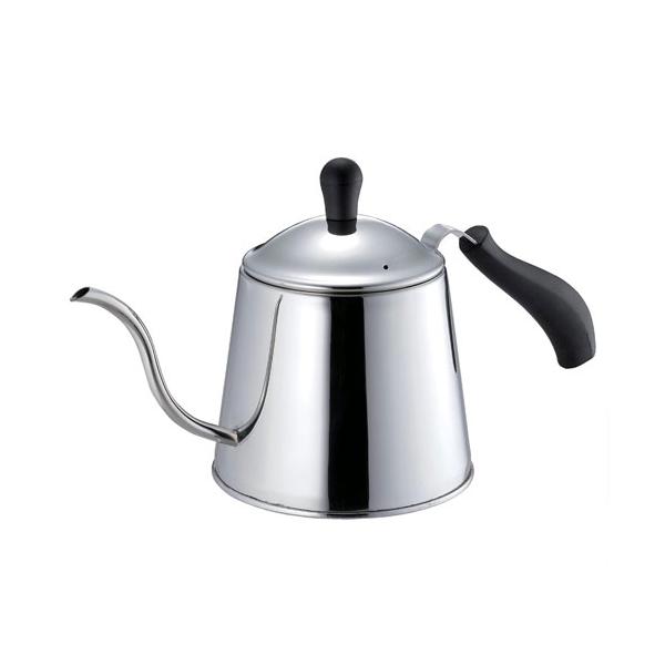 美味しいコーヒーを淹れるのに役立つドリップポット！●ステンレス製のドリップポットです。●細めの注ぎ口で適量のお湯を静かに注げます。●ガス火はもちろん、IHクッキングヒーターやハロゲンヒーターなどオール熱源に対応しています。※メーカーの都合に...