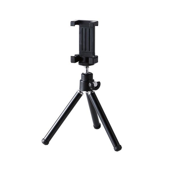持ち運びにも便利なコンパクトタイプ。コンパクトで安定感のある2段伸縮タイプのスマートフォン用三脚。■ コンパクトで安定感のある2段伸縮タイプのスマートフォン用三脚です。■ 脚部が2段階に伸縮しますので、お好みの高さに調整可能です。■ 持ち運...