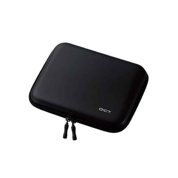 音声機能付き電子辞書に最適!イヤホンとタッチペンを収納できる、EVA素材セミハードタイプの電子辞書ケース。イヤホンを本体に装着したまま収納でき、タッチペンも一緒に収納できるポケット付き。メディアカードなどを収納できるインナーポケット付き。■...