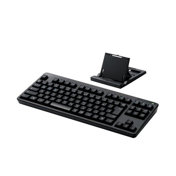 スマホ・タブレット・パソコンをマルチに接続可能な3台切替機能を搭載。Bluetooth(R)5.0機能により省電力を実現したコンパクトキーボード。■タイピングしやすい、JIS規格準拠の標準日本語配列のキーボードです。■大型のエンターキーや、...