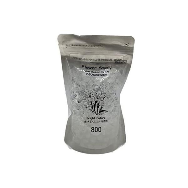 ●心地よい香りのホワイトムスクのデオドライザーです。●Flower Storyフレグランスビーズ本体容器に詰替えてご利用ください。●消臭効果は通常3〜4ヶ月持続します。【仕様】商品サイズ(幅×奥行×高さ)：140mm×70mm×240mm内...