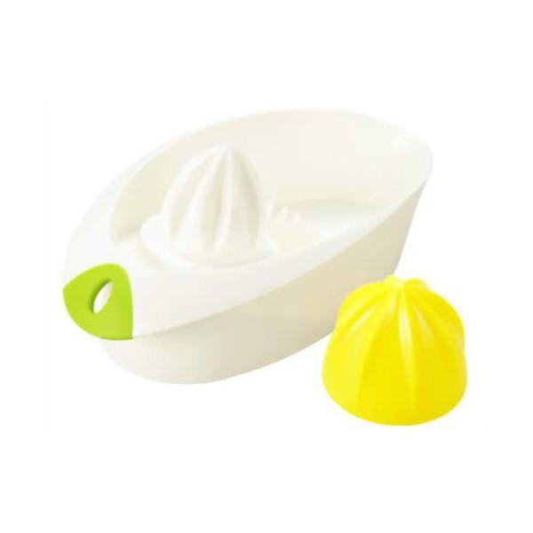 果実のサイズに合わせて2種類のコーンが選べる絞り器です。レモンなどは小さいコーンで、オレンジなどは大きいコーンで絞れます。サイズ(商品)：約240*138*105(mm)ＧＳ ホームプロダクツ ジャパン / ジーエス /シェフランド / し...