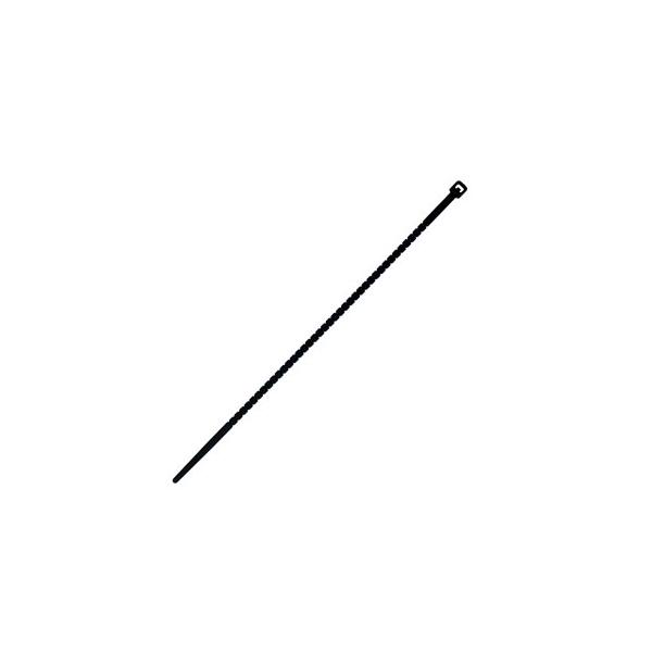 ■ありそうでなかった手で切れる結束バンド。■ハサミがなくても、余った部分を手でねじるだけで切り取れる。【用途】ケーブルや配線をまとめたり、ワイヤーネットや添え木の固定などに。【仕様】材質：ナイロン66(屋内用)カラー：黒【注意】・きつく締め...