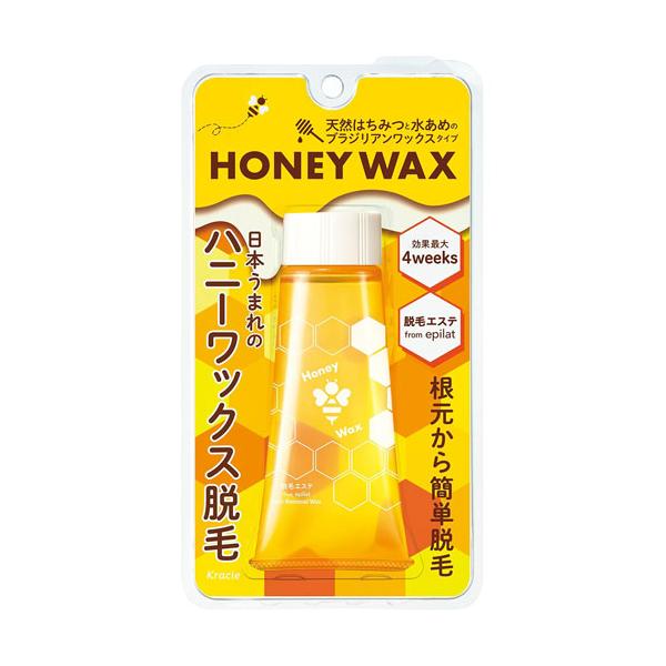 天然はちみつと水あめでできた自然派脱毛ワックス。                ●塗る・貼る・はがすの簡単3ステップ脱毛。●ブラジリアンワックスタイプの脱毛剤●効果は最大4週間。●短い毛にも密着し、根元からしっかり脱毛、つるスベ素肌に。●ま...