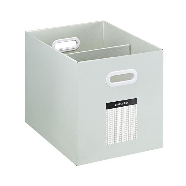 ■ A4の用箋挟や角2封筒も効率よく収容できるワイド幅タイプです■ 整理・分類に便利な仕切板付きで薄型の収納物の倒れ効止め効果もあります■ 丈夫で廉価な段ボール製で組立てもワンタッチです不要時にはコンパクトに折りたためます■ 仕様カラー：グ...