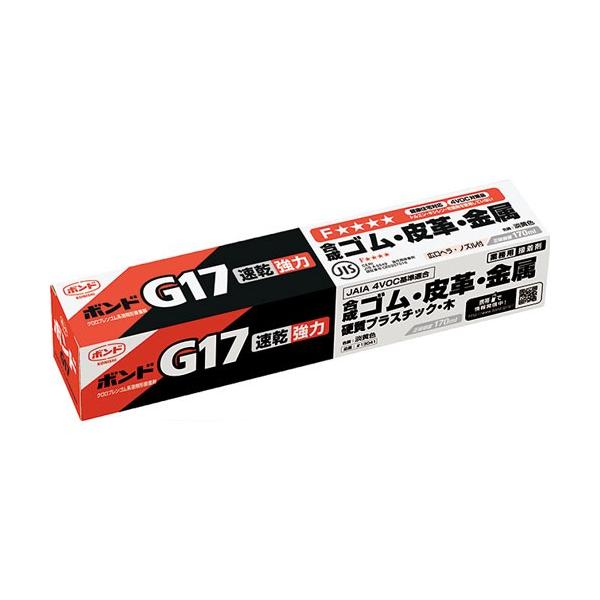 用途：合成ゴム・皮革・金属板・布・木・陶磁器・硬質プラスチックの強力接着に・上記の材料と木材・スレート・PC板・コンクリートの接着に容量：170ml特長：速乾●強力●耐衝撃●仮止不要●用途広い●トルエン・キシレン・可塑剤を使用していないコニ...