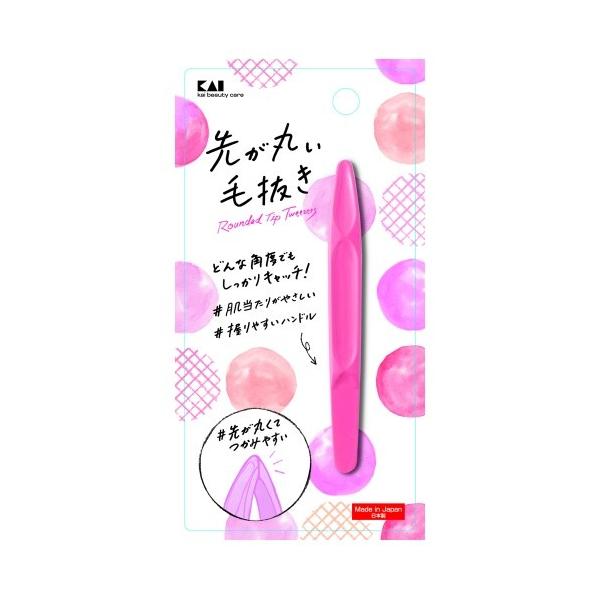 抜ける面が広く、様々な角度からしっかりキャッチできる毛抜き。■ サイズ(mm)奥行 17×幅 70×高さ 140■ 重量(g)29■ 仕様本体：鉄(焼付塗装)■ 原産国日本貝印 / カイジルシ / かいじるし / KAI