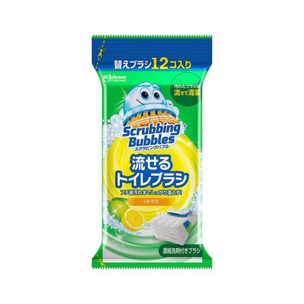 ●洗剤成分を染み込ませた使い捨てできる付け替えブラシです。●洗剤付きブラシは、トイレットペーパーのように分解できる素材でできているので、トイレに流すことができます。●浄化層トイレにもお使いいただけます。●シトラスの香り。【仕様】サイズ：W1...