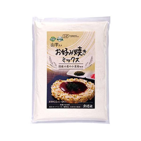 ▲商品の特性上、基本的にご返品を承ることが出来ません。何卒ご了承ください。（返品・キャンセル不可）●国内産原料100％の原料のみで作った純植物性のお好み焼きミックスです。●国産小麦の小麦粉使用。●小麦澱粉、山芋粉、昆布粉末を加えました。●ご...