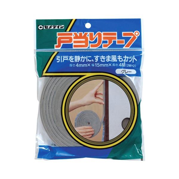 発泡ポリエチレン（特殊発泡体）に粘着加工したテープです。引戸などの戸当り部分に貼り、不快な戸当り音の防止に適しています。セメダイン / テープ / 戸あたり / 発泡ポリエチレン