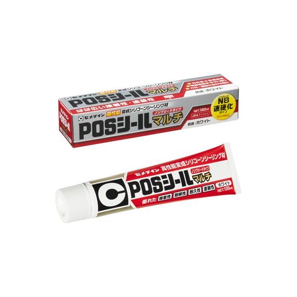 ◆塗料密着性にとても優れ、下地への接着性にも優れた多用途シーリング材。フッ素鋼板にもよくつく。防カビ剤配合。容量：120ml色：ホワイトセメダイン / 接着 / 補修 / 充填 / 一般建築物 / 内装 / 外装 / 目地 / コンクリート...