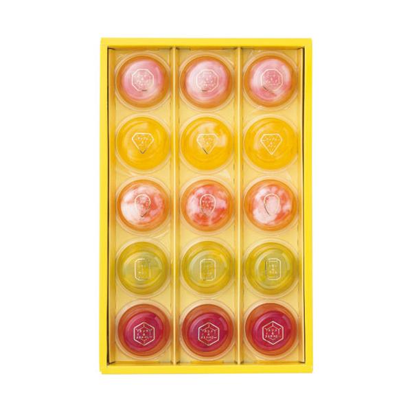 ▲商品の特性上、基本的にご返品を承ることが出来ません。何卒ご了承ください。（返品・キャンセル不可）1つのゼリーに2つの果実の味わい。キラキラ輝く、見た目もかわいいプチデザート。■商品内容ピーチ＆グレープフルーツ味・アップル＆パイン味・マンゴ...