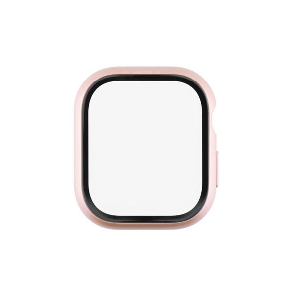 アップルウォッチ用、高硬度9Hガラス一体型ケース。■液晶画面と本体を完全保護!!硬度9Hガラス採用のアップルウォッチ10用の一体型液晶保護ケース。■高強度ガラスと頑丈なポリカーボネートケースが一体となったアイテム。■光沢鮮明画像。角割れしな...