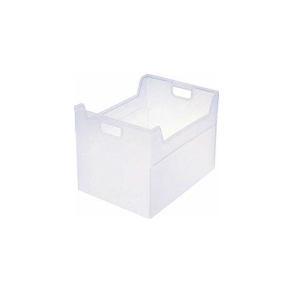 環境に配慮し再生プラスチックを使用した収納用品。【仕様】有効内寸：W246×D310×H234mm収納目安：A4ファイル（背幅26mm）・約9冊インデックスシール付ナカバヤシ / なかばやし / NAKABAYASHI