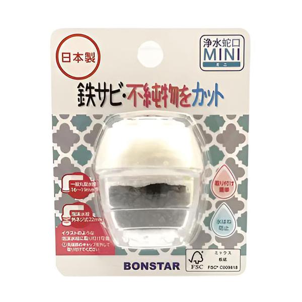 鉄サビ・不純物をカット！●水道水に混ざる鉄サビ、ゴミなどの不純物を3層のろ過材でカットします。●開封後は、そのまま一般丸形水栓、泡沫水栓に差し込むだけなので取り付けが簡単です。●有効期限：約2ヶ月(使い捨てタイプ)※メーカーの都合により、パ...