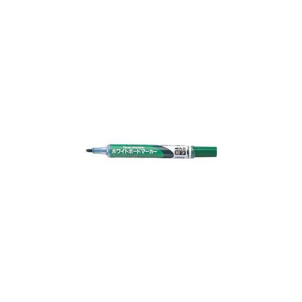 ■ 入数： 1本■ インク色： 緑■ 線幅： 丸芯1.6mm■ 長： 135mm■ 材質： 再生素材使用■ 直液式ぺんてる / ペンテル / Pentelホワイトボードマーカー
