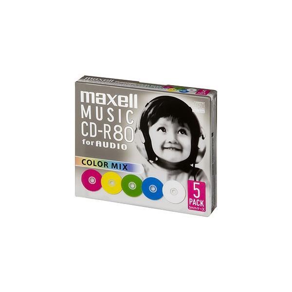 ジャンル分けに便利な、使う楽しみが広がる5色カラーディスクまくせる / MAXELL
