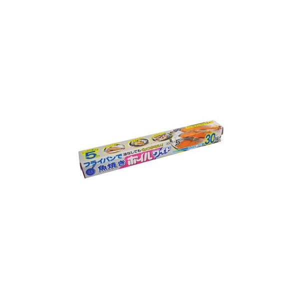 油なしでもくっつかないアルミホイル！■ フライパンで、ほっけの干物や包み焼きに・・・。■ ホトプレートで、鉄板焼に！■ ワイドに敷ける30cm幅。■ ホイル内側のツヤ消し面に、シリコーン樹脂加工をしていますので、この面に食品をのせてお使いく...