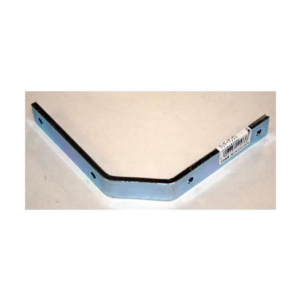 角度が９０度なので隅の補強金具として最適です。　補強金具・接合金具としてお使いください。　材質：鉄　　仕上げ：ユニクロメッキ