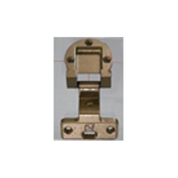 キッチンやキャビネットに多く使われるアングル丁番サイズ　取付扉厚：15mm　側板厚：20mm　カップ径φ35材質：亜鉛ダイカスト　カラー：仙徳（セントク）　　１個入り　付属品：取付ビス