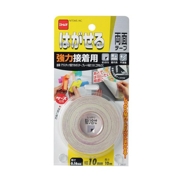 基材が丈夫でテープが切れずに剥がせます 強力な粘着剤を使用している為しっかり貼れますが、剥がすときはほとんど糊残りしません基材が丈夫でテープが切れずに剥がせますポリプロピレン・ポリエチレンにもしかり接着■ 仕様・材質基材：不織布 粘着剤：ア...