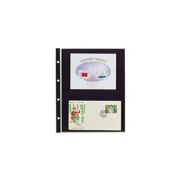 ■ 入数： 10枚■ 規格： 2段■ 仕様： 黒台紙■ 用途： 小型シート，ハガキ，紙幣■ 穴数： 4穴TEJI / てーじーコレクションアルバム / 整理用品