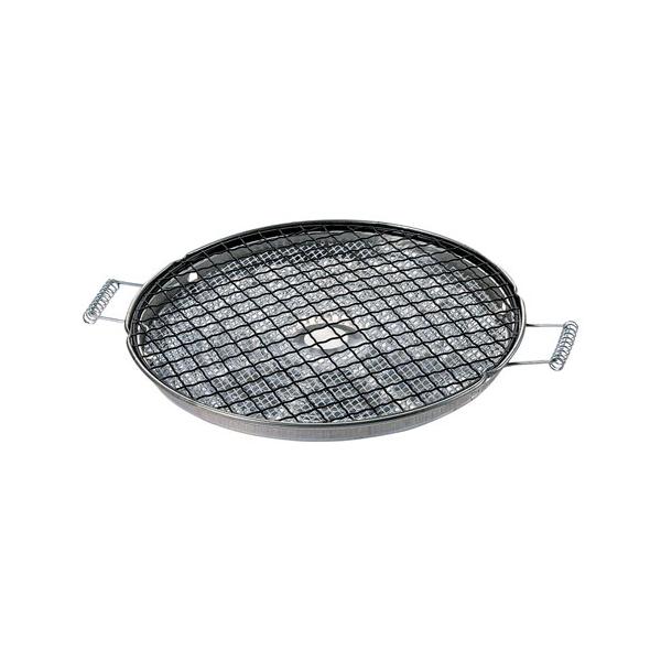 ●フッ素コートでおもちがこびりつきにくい。●遠赤外線効果でムラなく早く焼けます。【仕様】直径×高さ(mm)：220×17.5竹原製缶 / TAKECAN