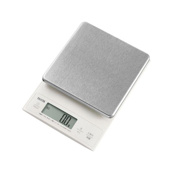 ●計量皿寸法：140×140●電源：単3乾電池×2本付●微量モードで調味料なども細かく計量できます。●水、牛乳の容積計量が可能な「mLモード」付。●計量物を降ろした後も約20秒表示できる「HOLDモード」付。●起動速度・計測速度が速い「すぐ...