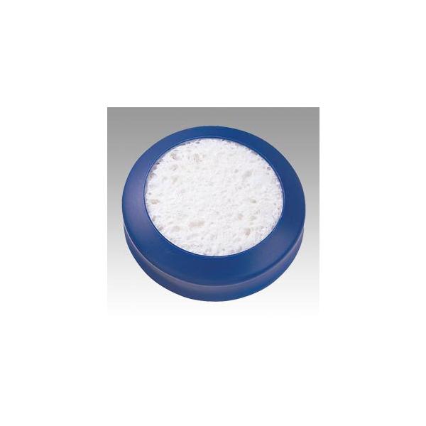 ■ 入数： 1個■ 外寸： 径74×高25mm■ 材質： ケース＝再生PE/EVA，スポンジ＝セルロース，裏面すべり止め＝天然ゴムdebika / でびか指先すべり止め用品