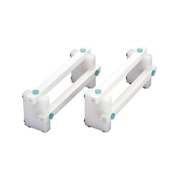 1台で2種類の高さが選べます。材質：ポリエチレン幅×高さ/高さ(mm)：350×100/140