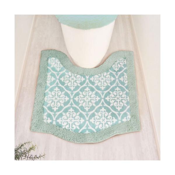 ●くすんだ淡いカラーに癒される●楽しく柔らかな空間を演出。●マットを縁取るオーバータフトが優雅。■素材パイル部/ポリエステル100％■サイズ60X60cmおかとー / OKATO