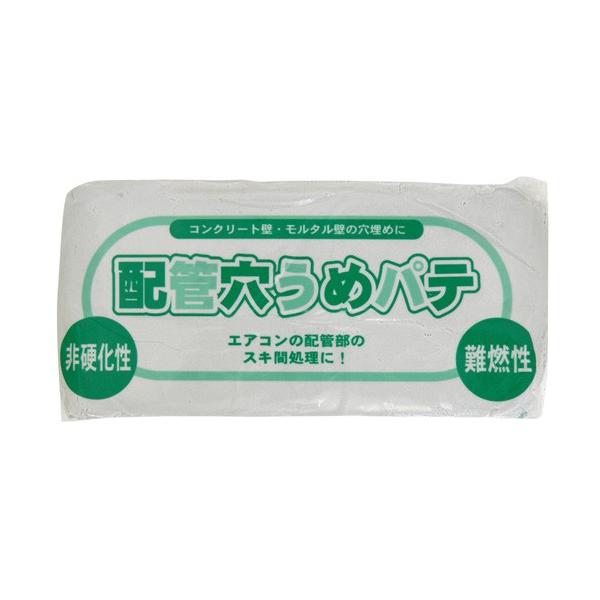 特徴　粘着性に優れた非硬化、油性タイプのパテです。用途　エアコン配管部のスキ間補修に。家庭化学工業 / パテ / 家庭化学 / 配管 / 穴埋め / パテ / エアコン