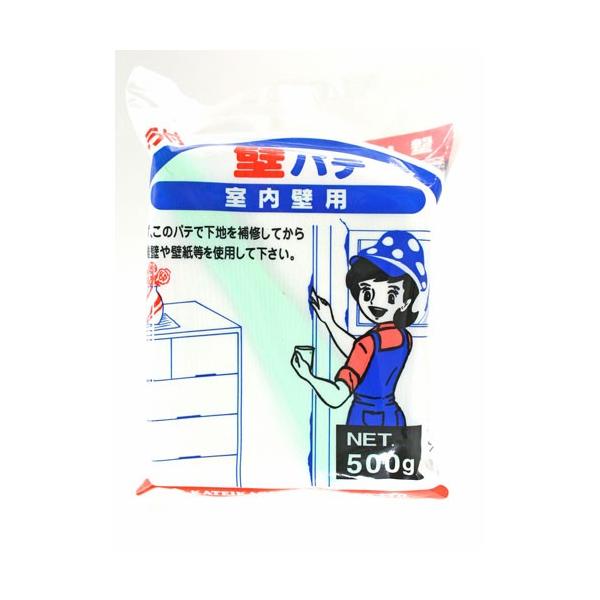 壁紙・クロス等の張替前の、いたんだ下地の補修に！非硬化・無収縮タイプのパテです。　本品は風呂釜、煙突廻り等高温になる個所への使用はしないでください。