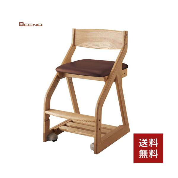 ●沖縄・離島配送不可木目が美しく粘りがあって折れにくいタモ材を使用。高さ調整（4段階）と座面が前後スライド4cmでき、成長に合わせて調整できます。座ると固定されるコロピタキャスター付き。コイズミBEENOシリーズにコーディネートできます。本...